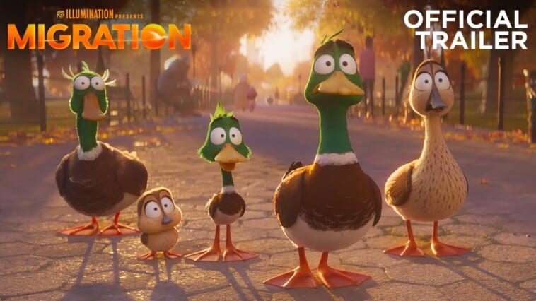 Découvrez la bande-annonce de MIGRATION, un film d'animation qui vous fera voyager